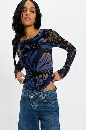 Free People Printed Tops