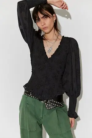Free People Shirred Blouses