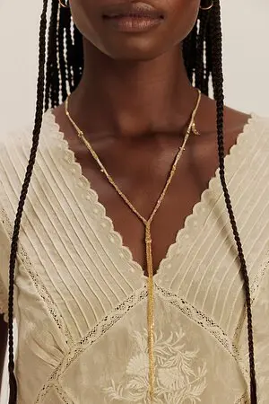 IWONA LUDYGA DESIGN Phoenix Fringe Necklace - Gold