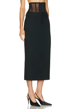 Monse Corset Pencil Skirt