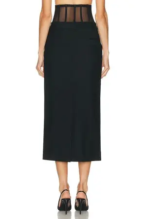 Monse Corset Pencil Skirt