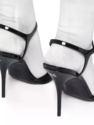 Balenciaga 110mm Avenue Buckle Strap Pumps