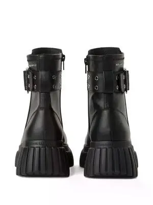 Karl Lagerfeld Buckle-fastening Wedge Boots