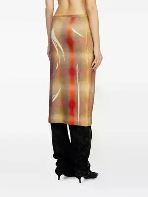 DIESEL® M-cherie-a Midi Skirt