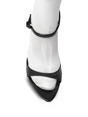 Balenciaga 110mm Avenue Buckle Strap Pumps