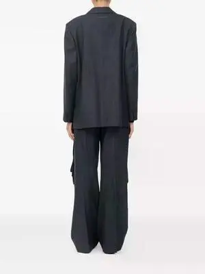 MAISON MARGIELA Pinstripe Jacket With Tie Detail