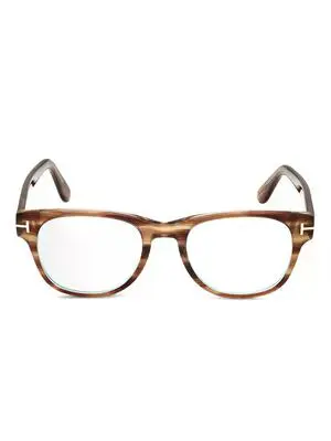 TOM FORD Square-frame Glasses - Brown