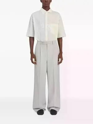 MAISON MARGIELA Button-fastening Trousers - Neutrals