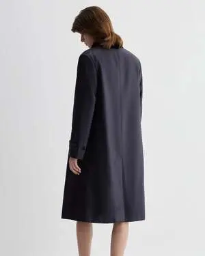 Veronica De Piante Heather Coat In Technical Cotton