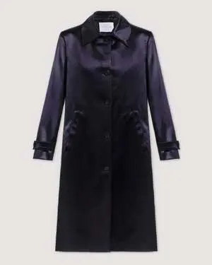 Veronica De Piante Heather Coat In Technical Cotton