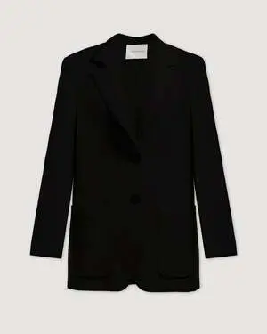 Veronica De Piante Sebastian Silk Jacket - Black