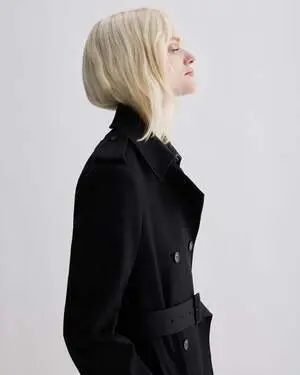 Veronica De Piante Amara Cotton Trench Coat