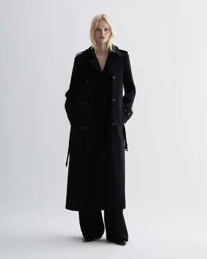 Veronica De Piante Amara Cotton Trench Coat