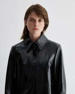 Veronica De Piante Jess Leather Jacket - Black