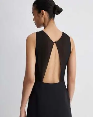 Veronica De Piante Soren A-line Silk Dress