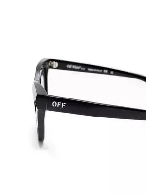 Off-White Lincoln Square-frame Sunglasses - Black