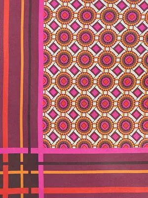 Malìparmi Geometric-pattern Silk Scarf