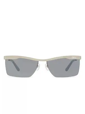 Off-White Rimini Rectangle Sunglasses - Silver