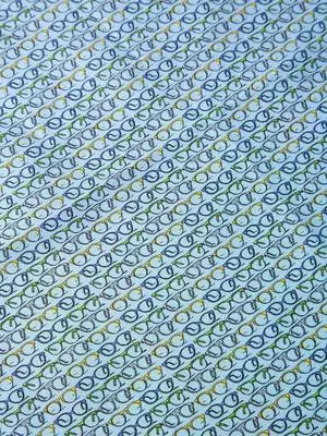 FEFÈ Glasses Print Pocket Square