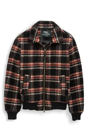 Rodd & Gunn Rigney Wool Blend Bomber Jacket