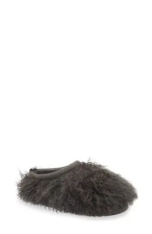 UGG Tazz Fluff Momma Genuine Shearling Slipper Grey