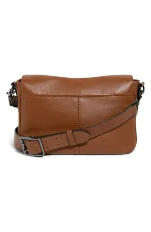 AIMEE Bali Double Entry Crossbody Bag - Chestnut