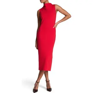 Spanx Ponte Sleeveless Midi Dress - Spanx Red