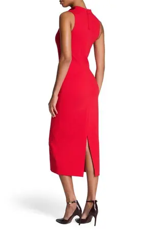 Spanx Ponte Sleeveless Midi Dress - Spanx Red
