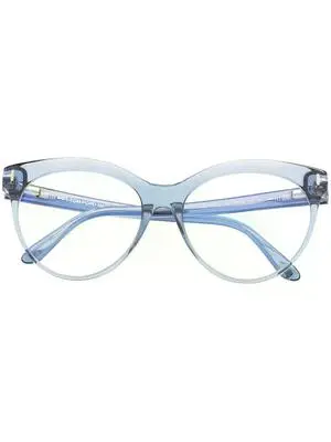 TOM FORD Cat-eye Frame Glasses - Blue