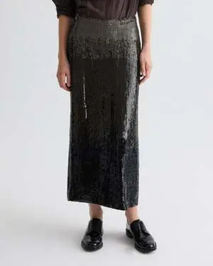 Twp Sequined Skirts