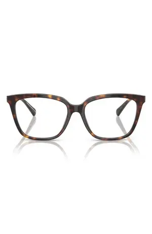 Emporio Armani 55mm Cat Eye Optical Glasses - Shiny Havana/demo Lens