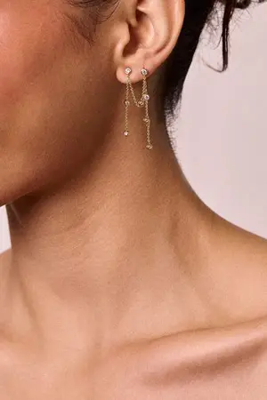 ELECTRIC PICKS Dewy Double Dangle Earrings