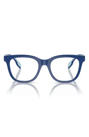 Burberry 47mm Small Square Optical Glasses - Blue/demo Lens