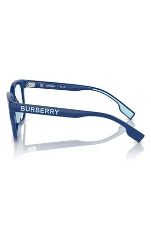 Burberry 47mm Small Square Optical Glasses - Blue/demo Lens