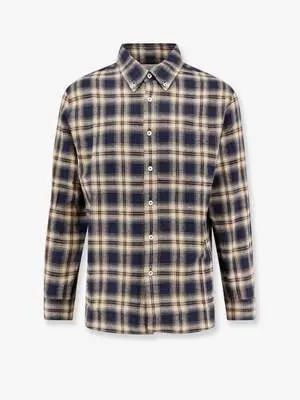 DUNST Flannel Shirt - Blue