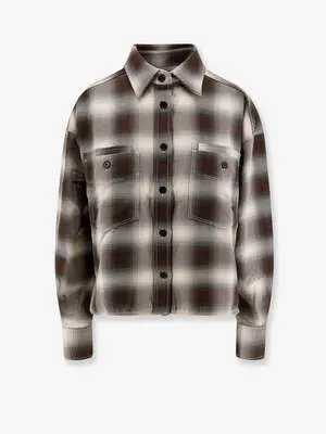 Closed Cropped Madras Shirt