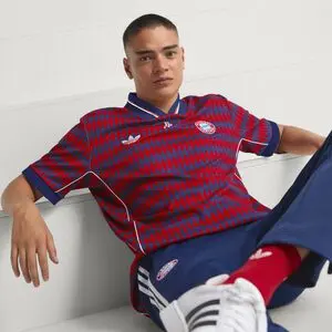 Adidas Fc Bayern Munich Lfstlr Jersey - Red / Dark Blue