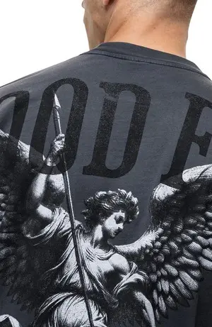 GOOD FOR NOTHING Revival Printed Washed T-shirt