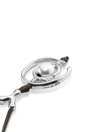 UNODE50 Sterling-plated Charm Necklace