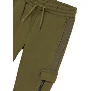 MAYORAL Contrast Joggers - Olive Green