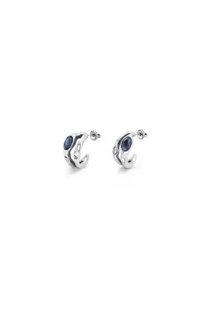 UNODE50 Stud Earrings With Crystal Accents