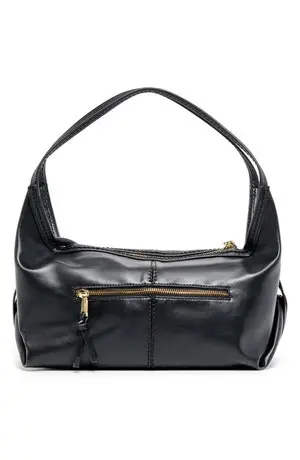 Dolce Vita Leather Shoulder Bag - Black