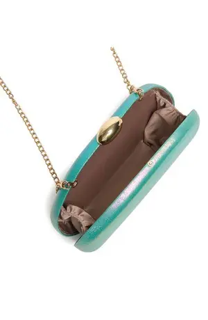 Dolce Vita Dionne Hardshell Clutch - Turquoise