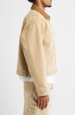 ELWOOD Petrol Canvas Jacket - Khaki