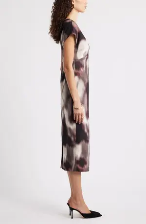 Nordstrom Print Midi Dress