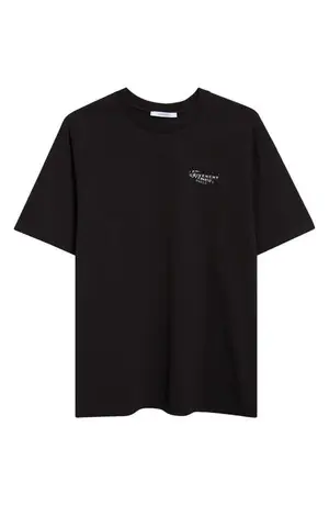 Givenchy Stamp Logo Regular Fit Graphic T-shirt - Black
