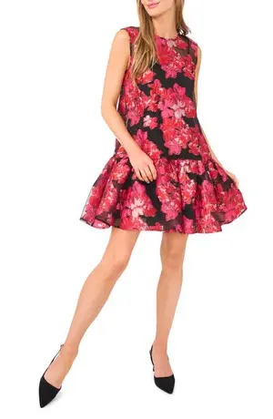 Ted Baker London Floral Brocade Mini Dress