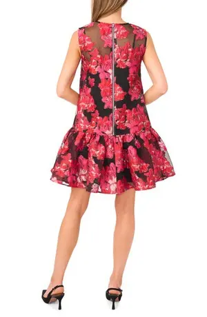 Ted Baker London Floral Brocade Mini Dress