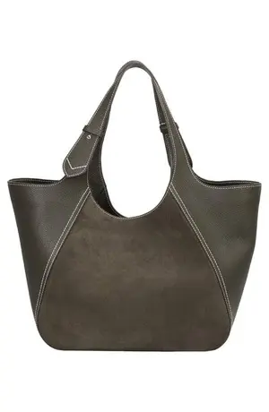 Hugo Big Lenah Suede Tote