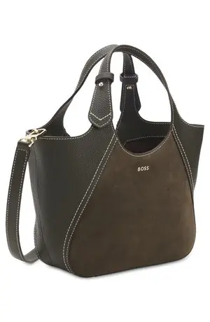 Hugo Small Lenah Suede Tote